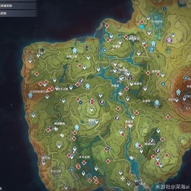 原神宝箱位置图最新截图