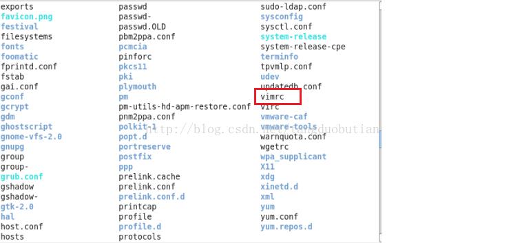 linux vim配置图标