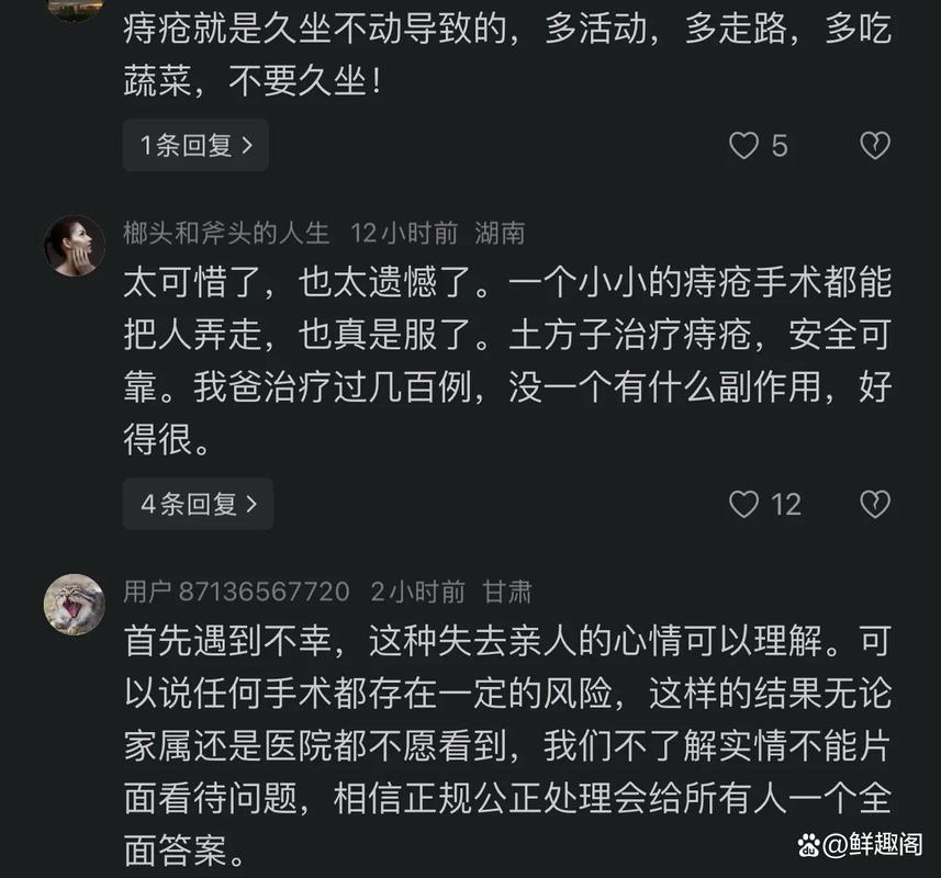 女子做痔疮手术9天后死亡图标