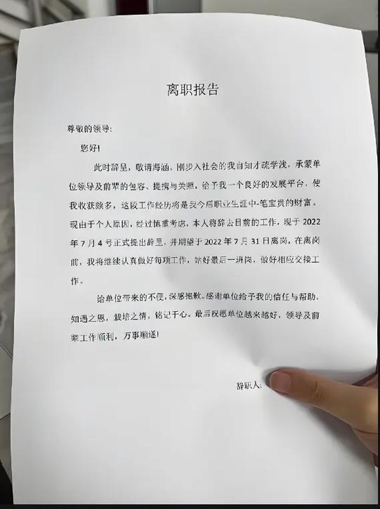 本人因个人原因辞职图标