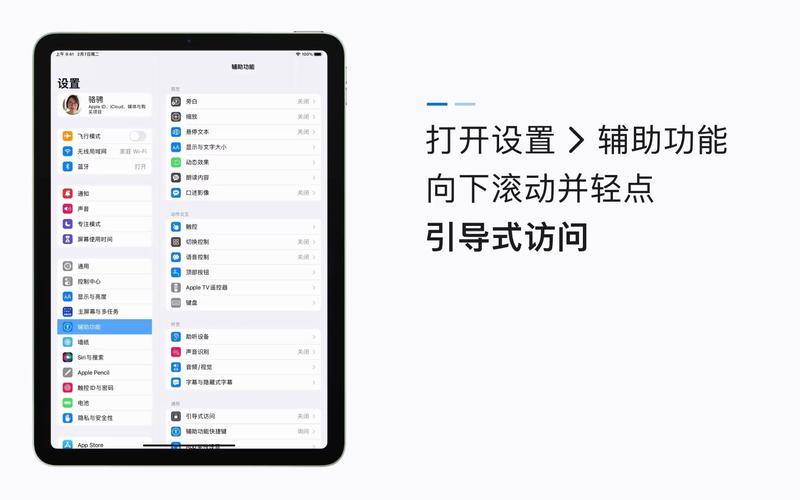 苹果平板引导式访问图标