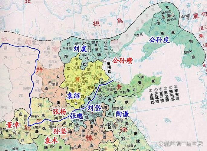 三国时期冀州地图图标