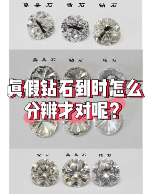 真假钻戒在灯光下截图