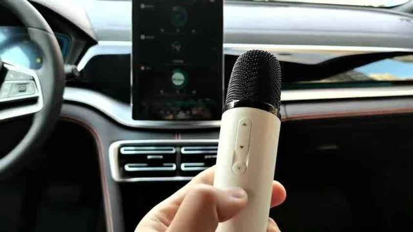 比亚迪车载麦克风使用视频截图