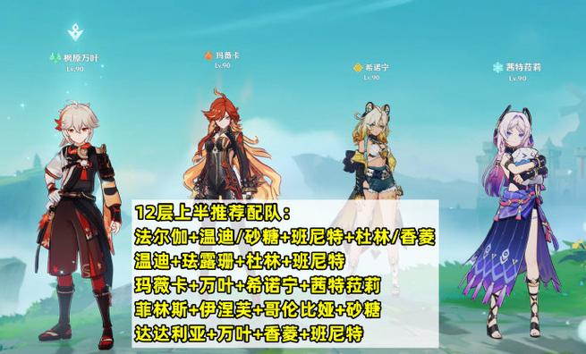 原神PC换队快捷键截图