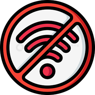 wifi每天晚上固定时间没信号图标