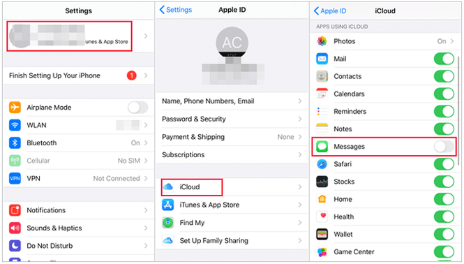 ipad为什么收不到短信图标