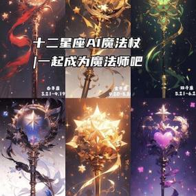 十二星座专属魔杖图标