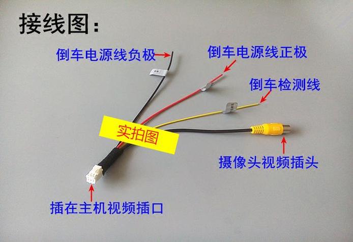 摄像头线颜色接图解法