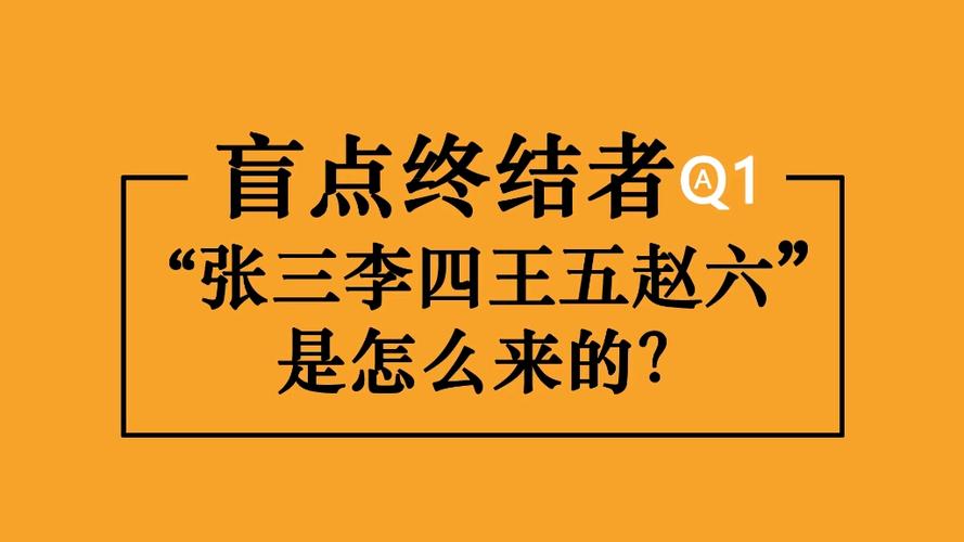 张三李四王五赵六是怎么来的图标