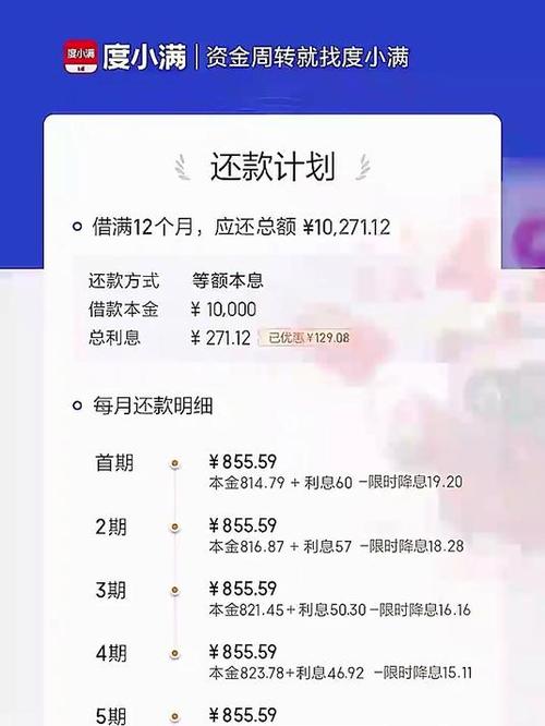 度小满晚一天还款会怎么样截图