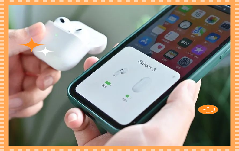 Airpods怎么连接苹果手机图标