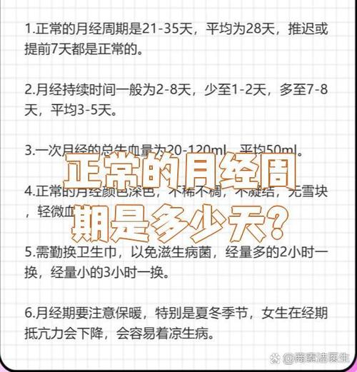 怎么算月经周期是28天还是30天截图