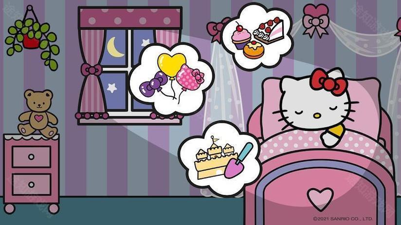 凯蒂猫:晚安图标