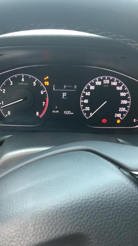 雅阁十代仪表盘出现小扳手图标
