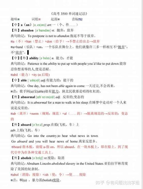 高考英语词汇必备3500图标
