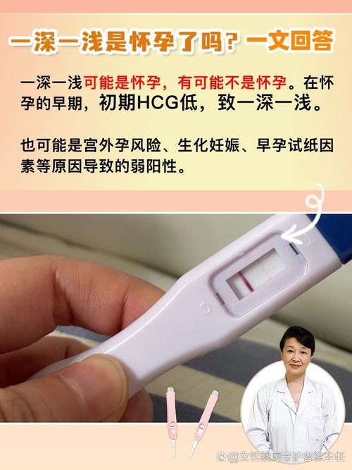 怀孕一深一浅怎么回事图标
