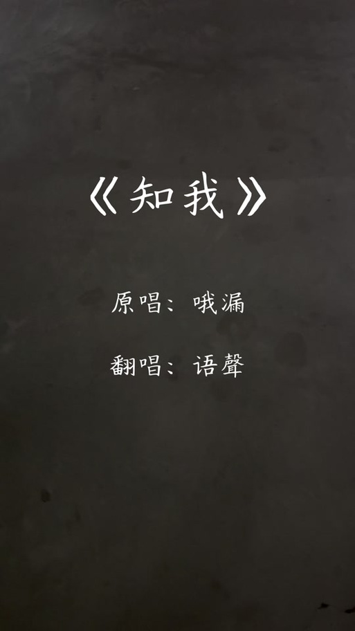 知我 歌词图标