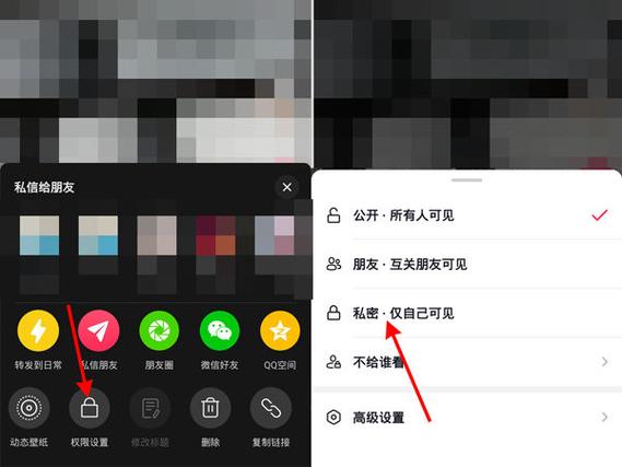 抖音可以仅一人可见吗图标