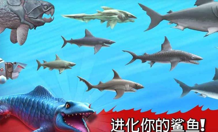 饥饿鲨进化国际版破解版中文图标