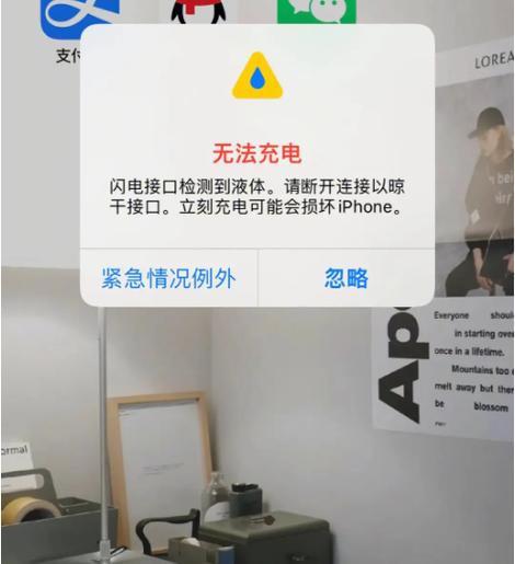 手机充电器进水了充手机会怎么样图标