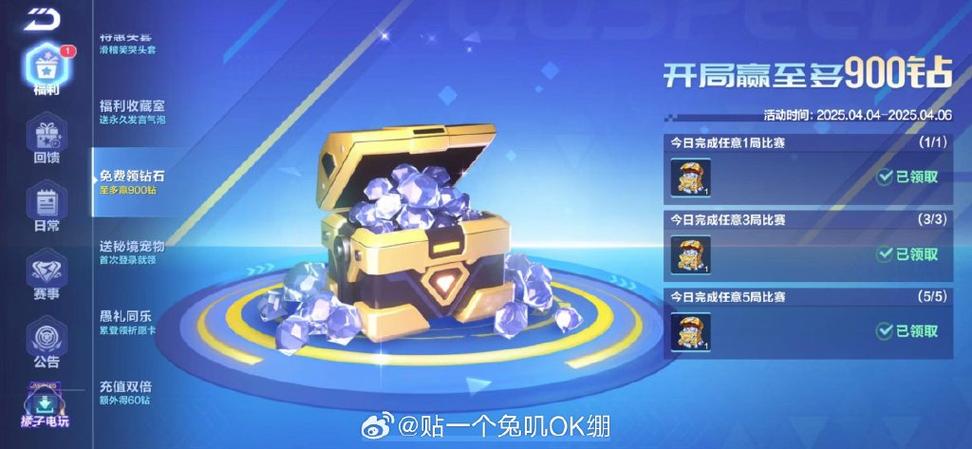 qq飞车黄金宝箱开永久图标