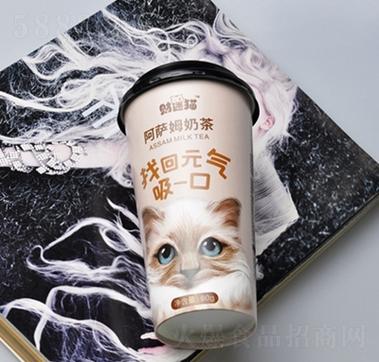 财迷猫奶茶图标