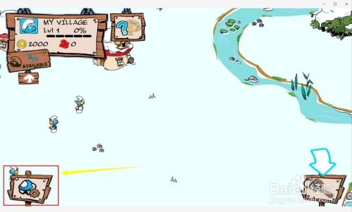 蓝精灵游戏怎么调中文截图