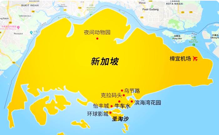 新加坡手机地图软件截图