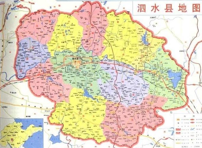 泗水地图 乡镇