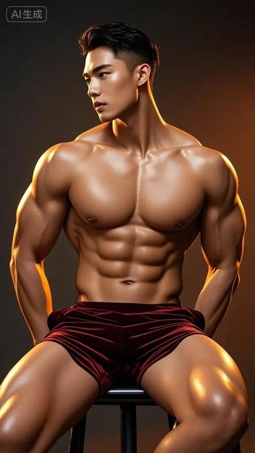 健身肌肉男图标