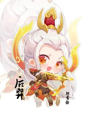 后羿卡通图片图标
