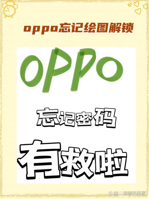 oppo手机绘图解锁忘了怎么解开图标