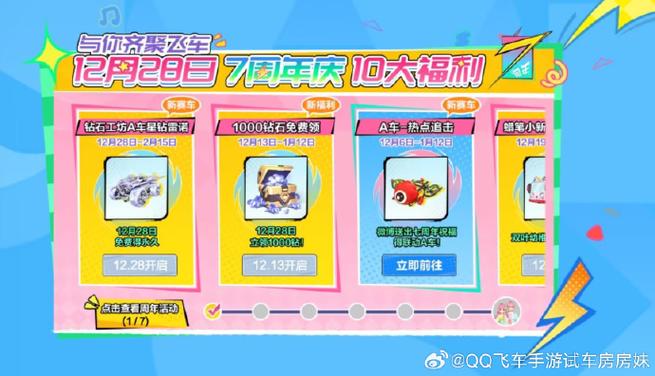 qq飞车手游福利领取图标