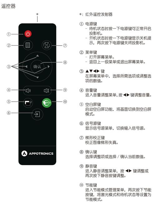 投影仪遥控器配对方法