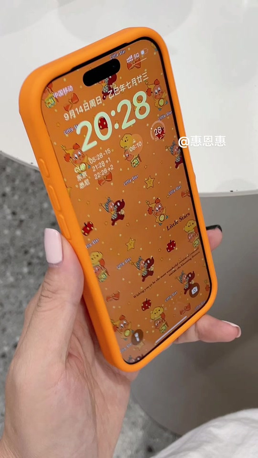 橙色手机壳脏了怎么清洗图标
