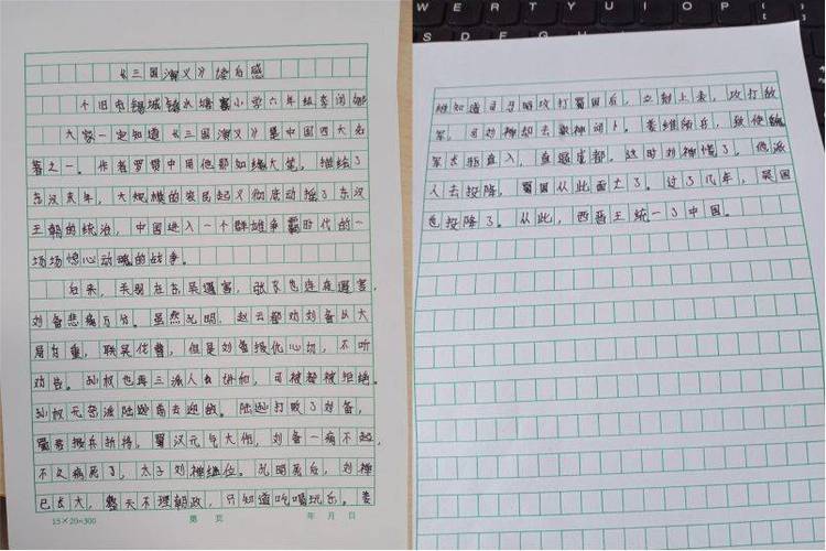 上海六年级综评300字截图