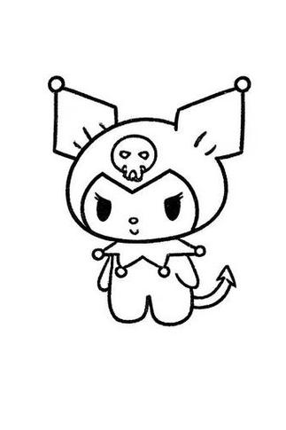 库洛米简笔画简单又漂亮