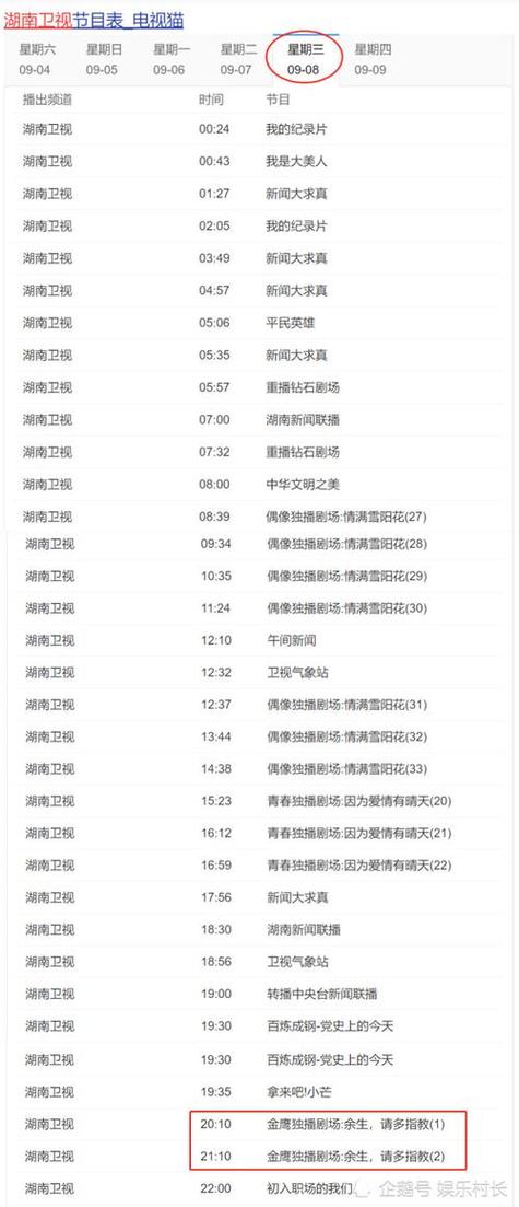 卫视频道节目单图标