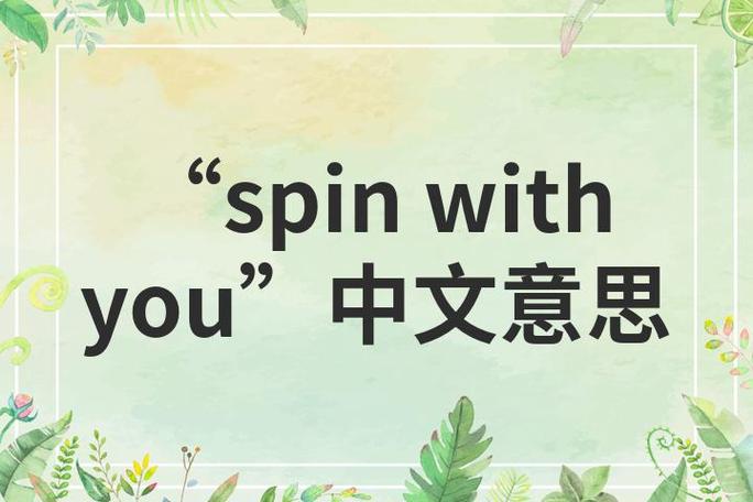 spin中文什么意思截图
