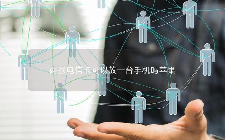 苹果能用两个电信卡吗图标