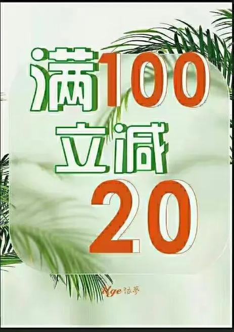 天猫购物券满20能减20图标