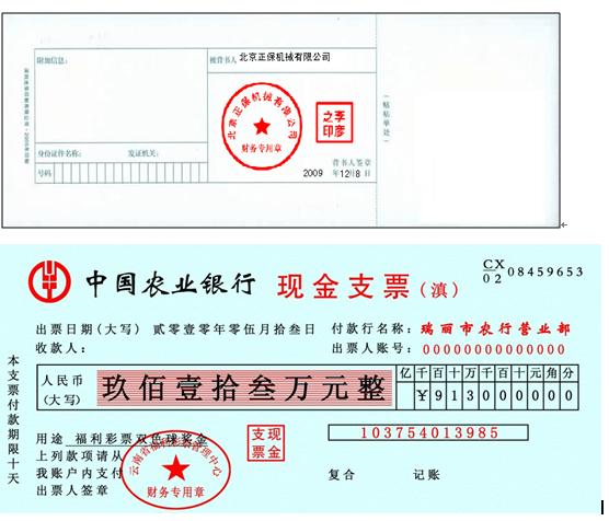 支票的正确格式图标