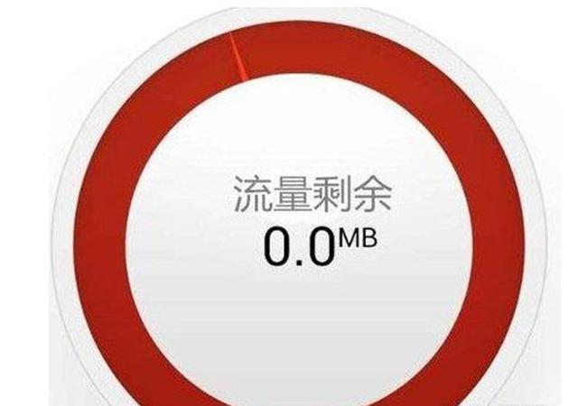 流量用完费话费图标
