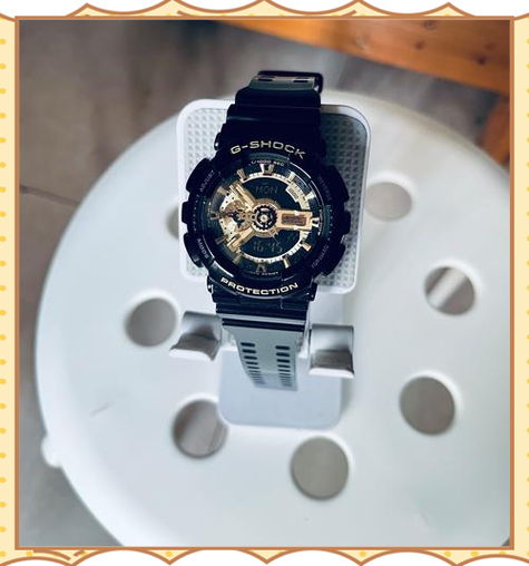 卡西欧黑金手表调时间截图
