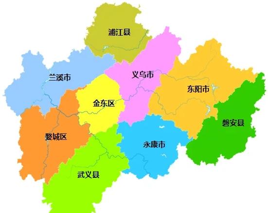 金华市地图全图截图
