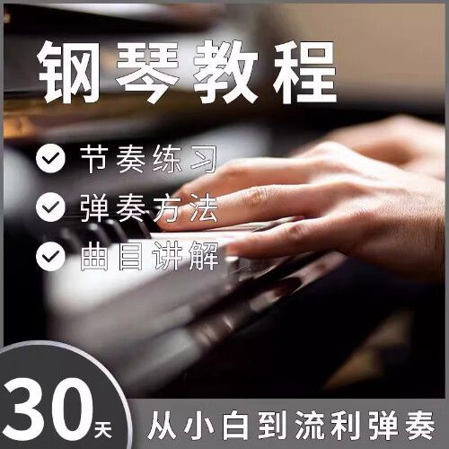 初学钢琴入门教程视频截图