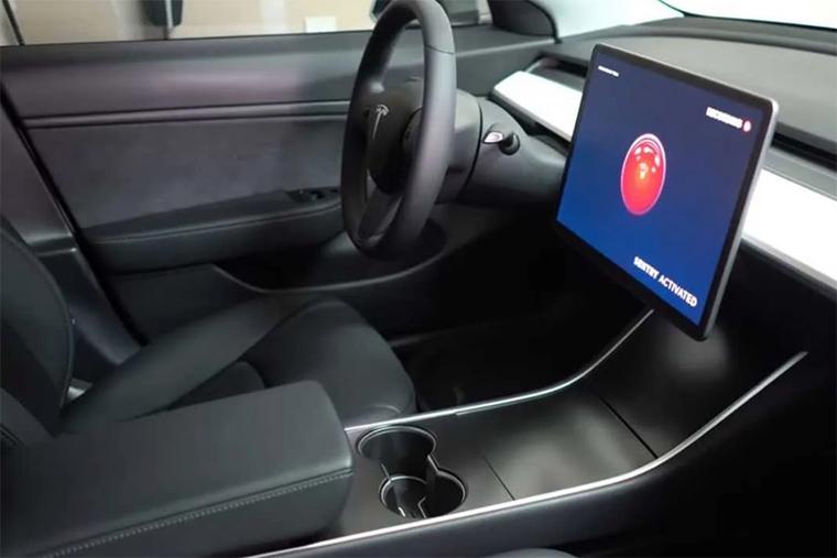 特斯拉model3哨兵模式图标