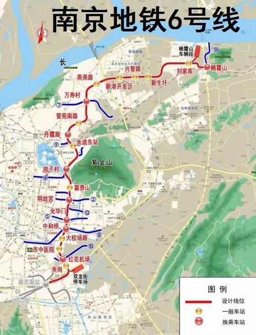 南京地铁6号线规划