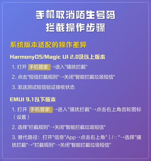 如何解除手机陌生电话拦截图标